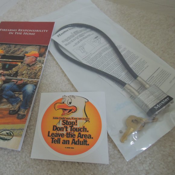 "Master Lock" CABLE-STYLE GUN LOCK WITH 2 KEYS | Other | Gun Lock By ...